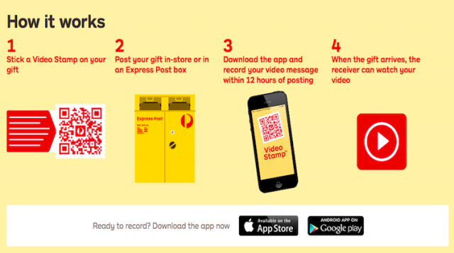 ไปรษณีย์ออสซี่โชว์เก๋ “Video Stamp”