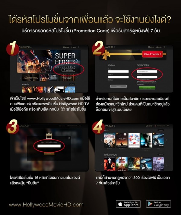 Hollywood Movie HD สุดยอดแอปพลิเคชั่นที่คอหนัง Hollywood ห้ามพลาด