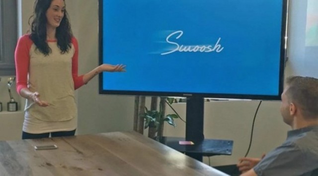 Swoosh แอพพลิเคชั่นใหม่ช่วยคุณพลิกสไลด์ได้เพียงปลายฝ่ามือ