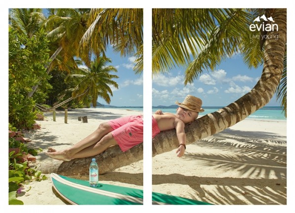 Print Ads น่ารัก เมื่อ Evian บอกว่ายังมีความเป็นเด็กซ่อนอยู่ในตัวคุณ