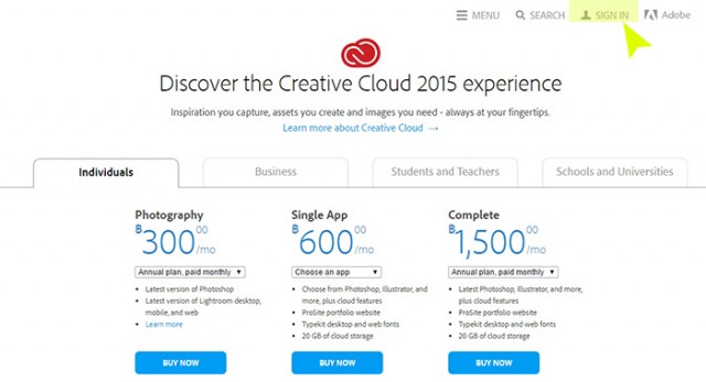 เอ่ยอำลา Adobe CS ต้อนรับ Adobe Creative Cloud ในไทยอย่างเต็มตัว