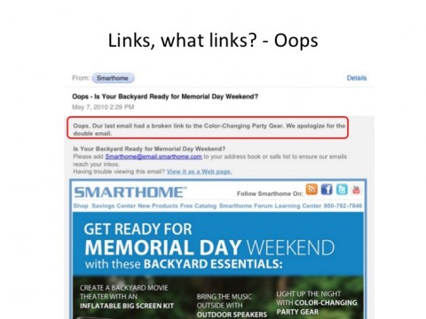 7 ความผิดพลาดในการทำ e-mail marketing