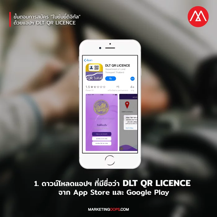 ทำความรู้จัก "DLT QR LICENCE" แอปฯ แสดงใบขับขี่แบบดิจิทัล สมัครยังไง-มีอะไรน่าสนใจบ้าง
