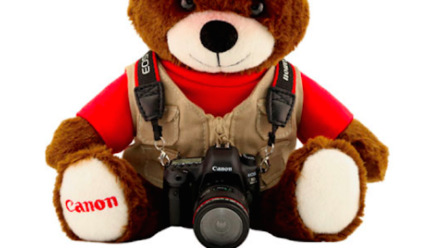 Canon แนะนำตัวหมี Teddy Bear ตุ๊กตาช่างภาพเอ็กซ์คลูซีฟ ที่มีกล้อง DSLR ...
