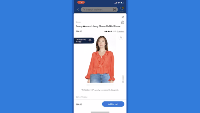 Walmart เปิดตัวห้องฟิตติ้งออนไลน์ ลองสวมเสื้อผ้ากับนางแบบที่ดูคล้ายเรา