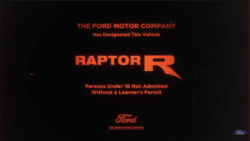 Ford ปั้นหนังสยองขวัญ โชว์ F-150 Raptor R รถบรรทุก "Scary Fast"
