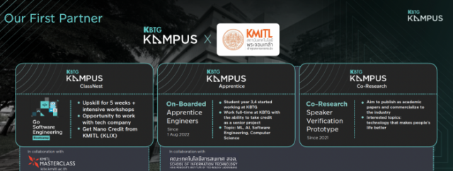 นักศึกษาไทยจบใหม่ต้องมีงานทำ! KBTG พร้อมปั้นแรงงานดิจิทัลสู่ตลาด ร่วมสร้าง Tech Education ...