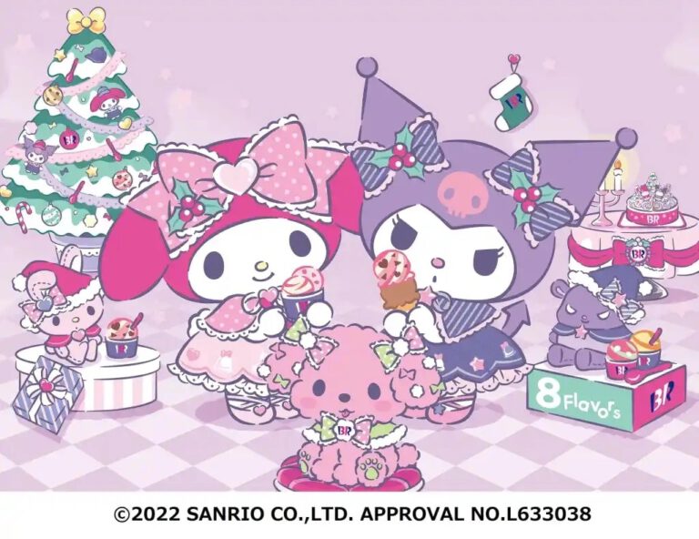 Baskin Robbins Japan คลอดไอศกรีม Sanrio รสมุ้งมิ้งของ My Melody และ Kuromi