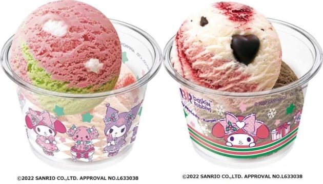 Baskin Robbins Japan คลอดไอศกรีม Sanrio รสมุ้งมิ้งของ My Melody และ Kuromi