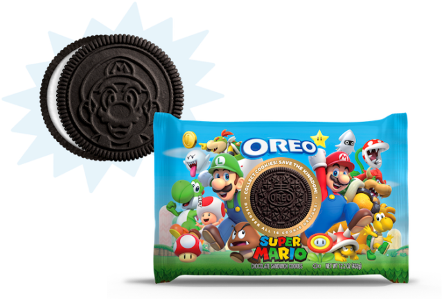 Oreo จัดให้! คุกกี้ธีม Super Mario ภาพตัวละครนูนขึ้นมาในขนม