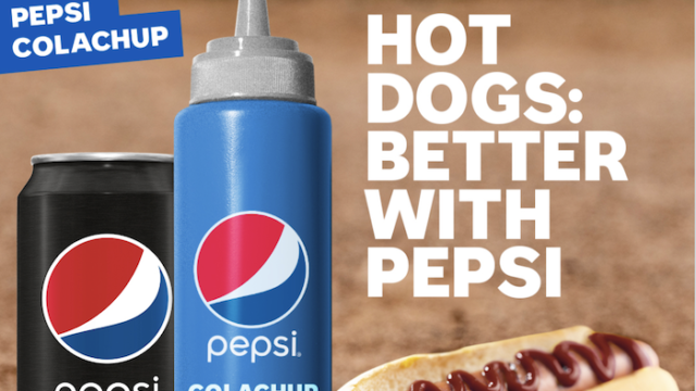 เป๊ปซี่สร้าง Pepsi Colachup เครื่องปรุงรสที่ยกระดับฮ็อตด็อก!