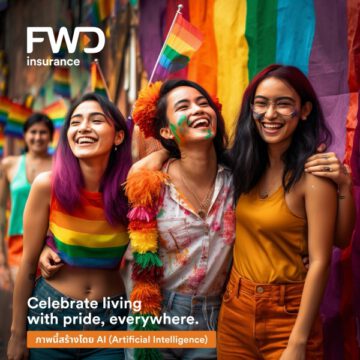 “FWD ประกันชีวิต” ปักธงแบรนด์ประกันแรกที่ใช้ AI เปลี่ยนสถานที่ทั่วไทย ให้เป็นงานฉลอง Pride Month ...