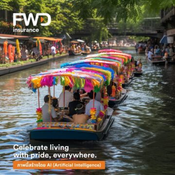 “FWD ประกันชีวิต” ปักธงแบรนด์ประกันแรกที่ใช้ AI เปลี่ยนสถานที่ทั่วไทย ให้เป็นงานฉลอง Pride Month ...