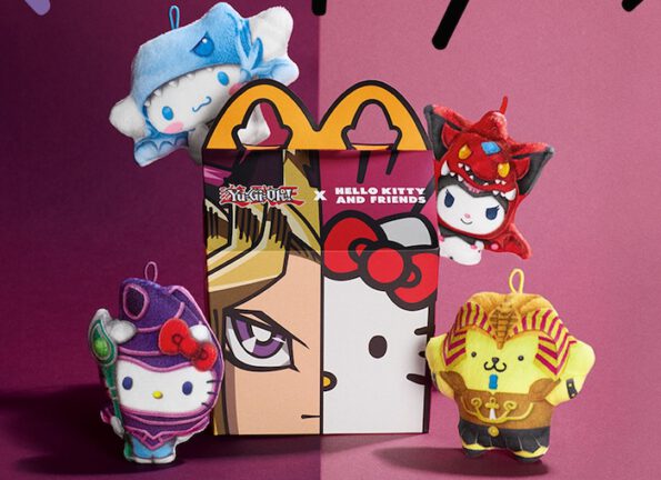 McDonald's พาเหรดทีม Sanrio อาบน้ำแต่งตัวเป็นคาแรกเตอร์ Yu-Gi-Oh