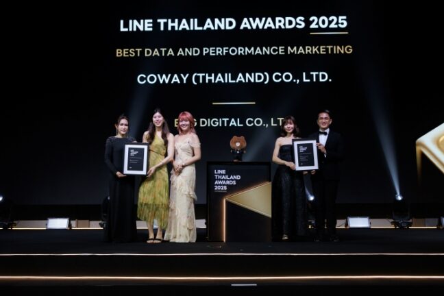 “เอ้ก ดิจิทัล” พาแบรนด์คู่ค้ากวาด 7 รางวัลใหญ่จาก LINE Thailand Awards ...