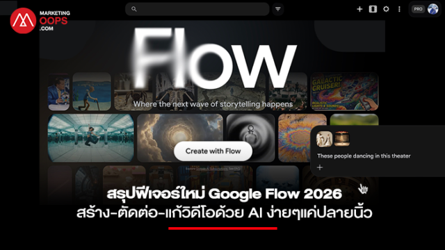 สรุปอัปเดตใหม่! วิธีใช้ Google Flow 2026 AI สร้างและตัดต่อวิดีโอ
